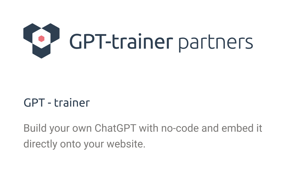 GPT-trainer - Partners Dashboard for Reporting Norms